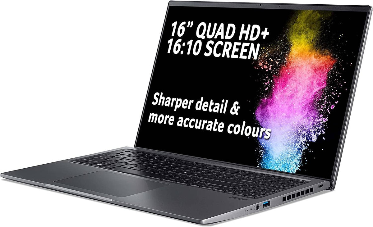Acer Swift X SFX16-52G 16 inch Laptop - (Intel Core i7-1260P, 16GB, 1TB SSD