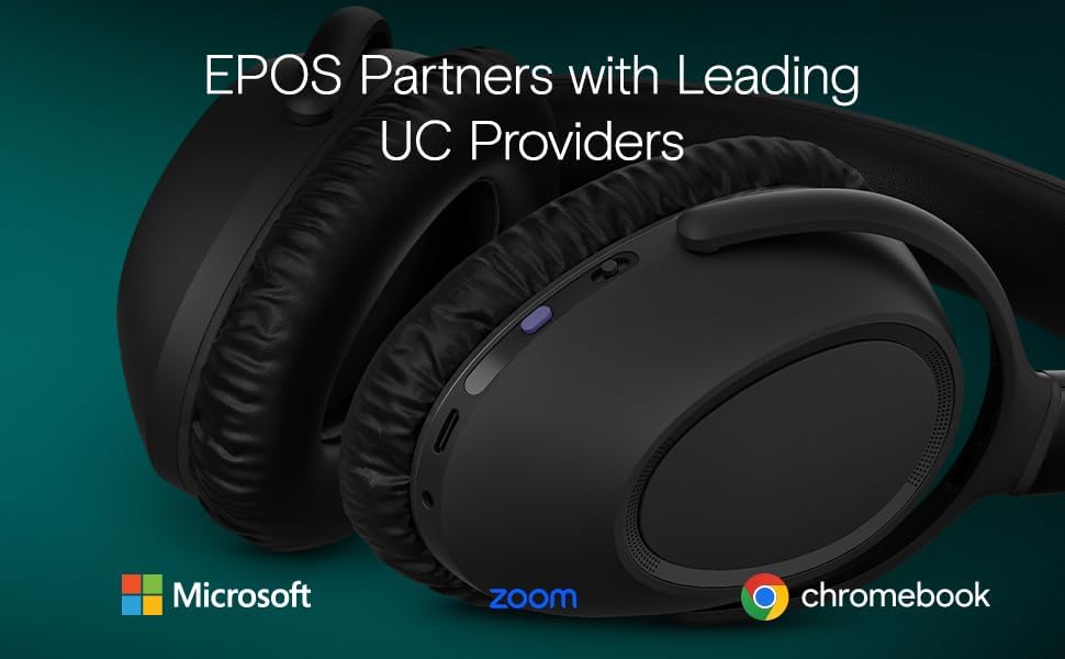 EPOS ADAPT 660 Wireless Headphones I Bluetooth Headphones Powered AI