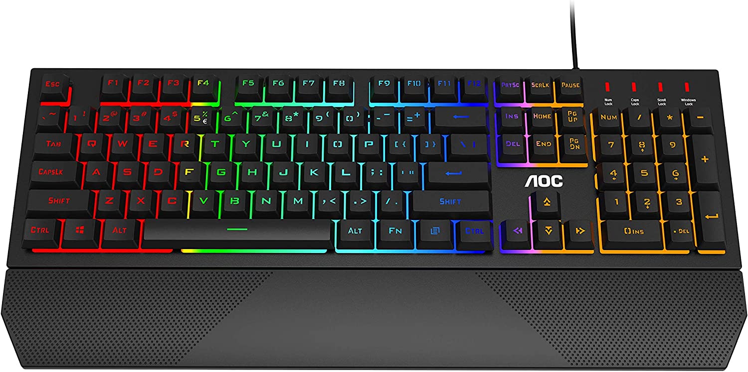 AOC GK200 Gaming Keyboard - PC Keyboard With English Layout & More ...