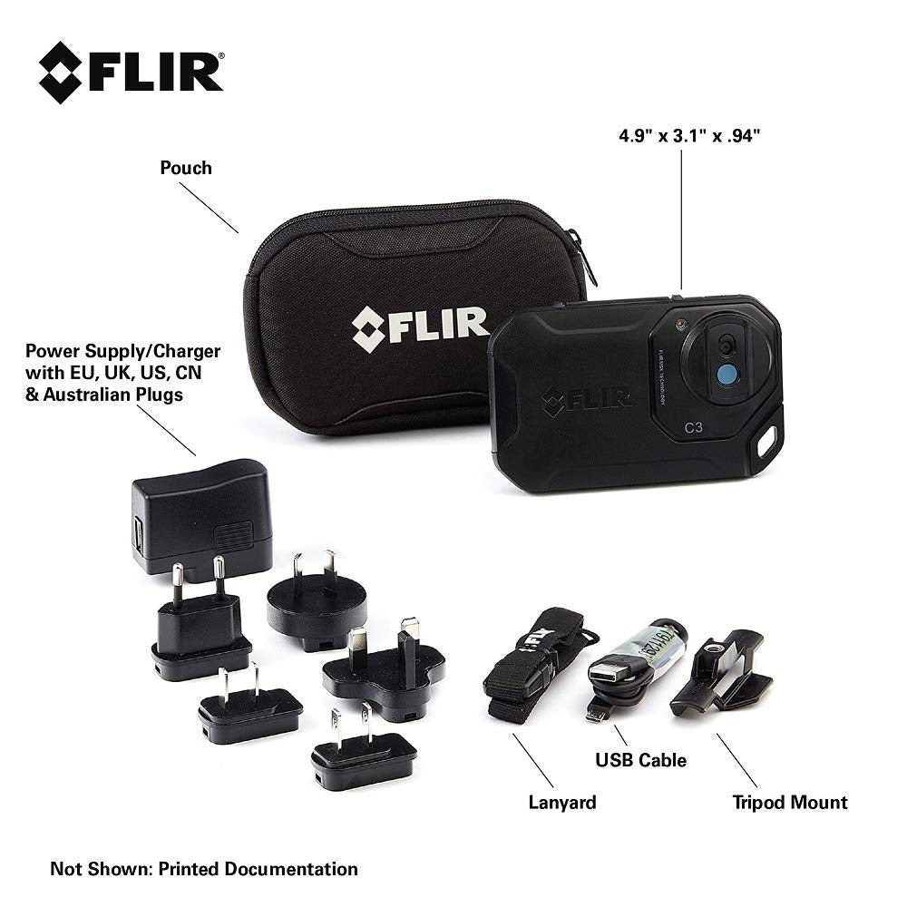 FLIR C3 Compact Thermal Imaging Camera With Wi-Fi - 72003-0303 ...