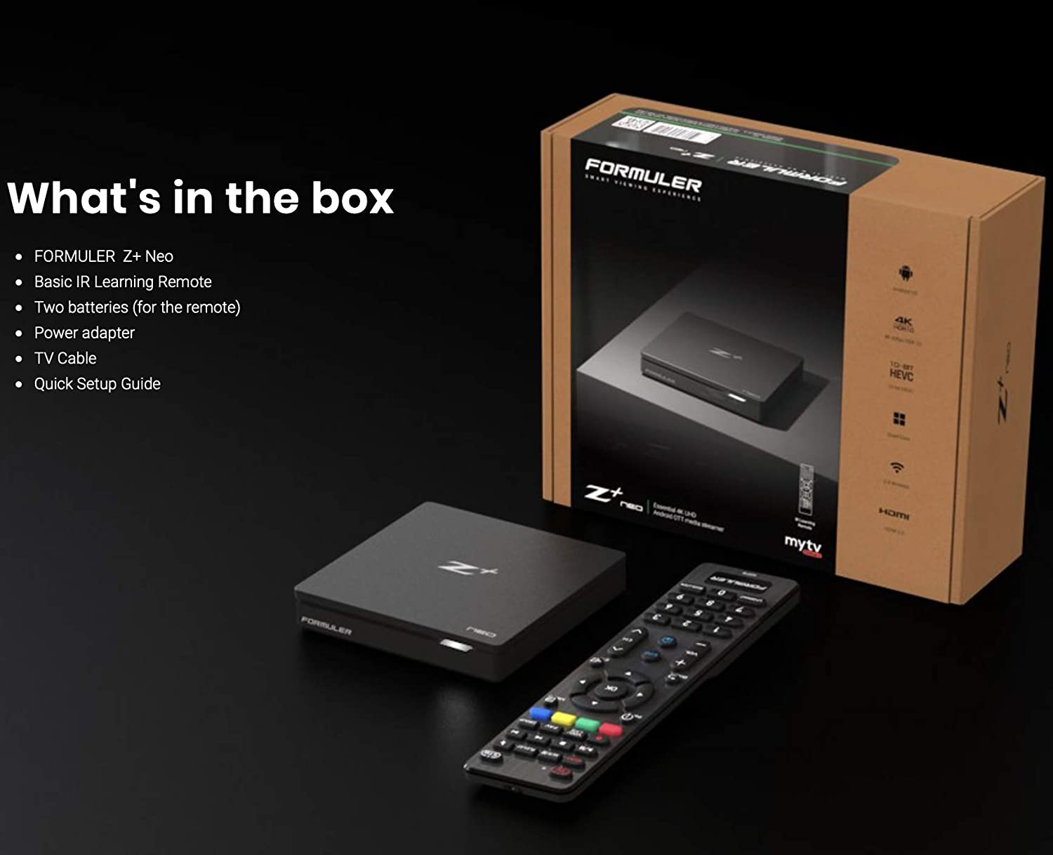 Formuler Z+ Neo 4K UHD Android Tv Box - Newtech Store Saudi Arabia