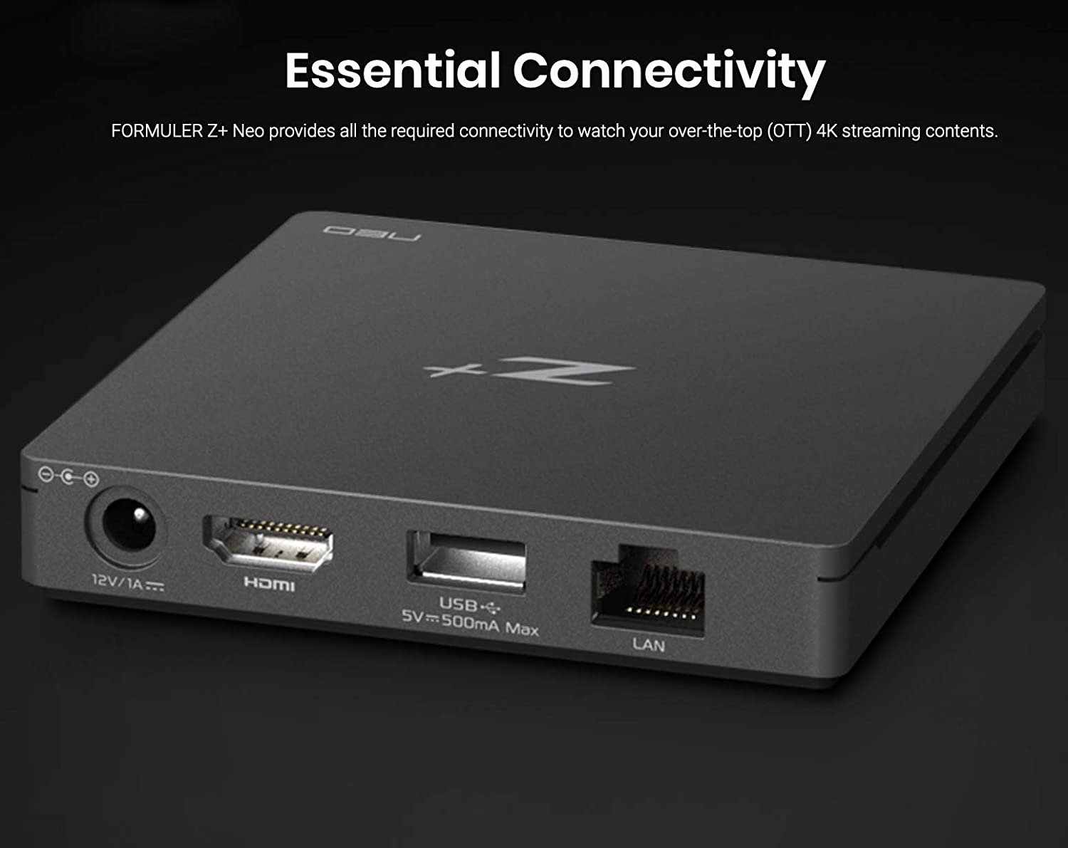 Formuler Z+ Neo 4K UHD Android Tv Box - Newtech Store Saudi Arabia