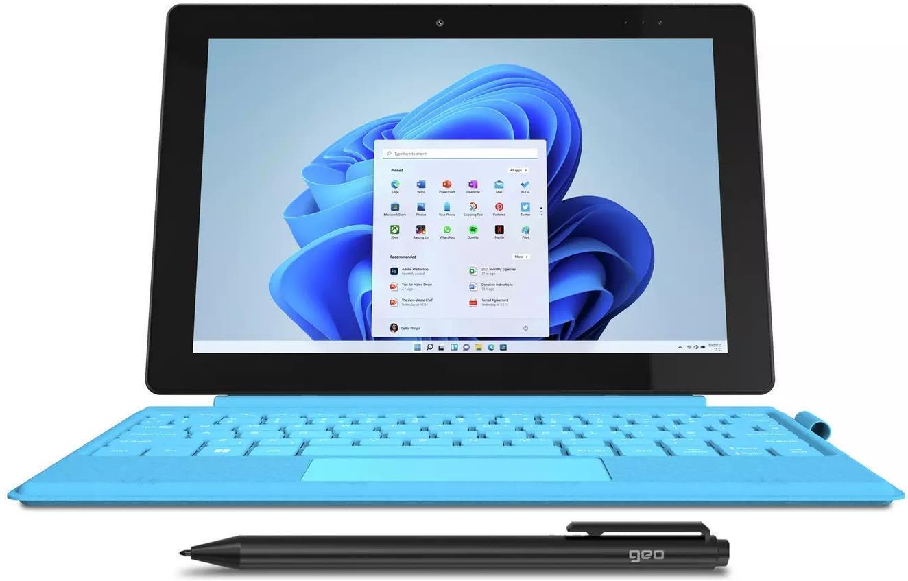 Geo GeoPad 110 Intel Celeron 4GB RAM 128GB Storage 10.1" Tablet