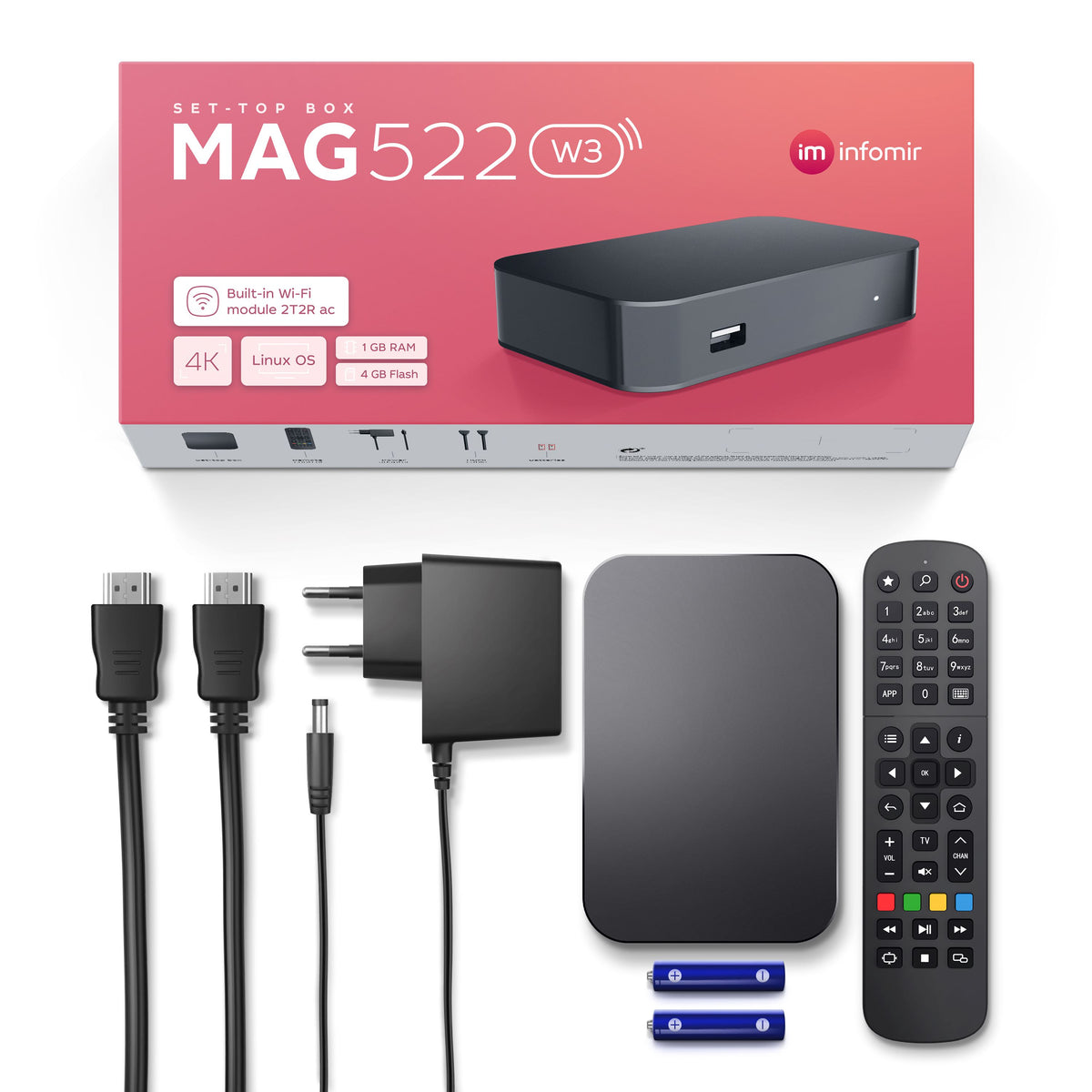 MAG522w3 4K HEVC-Enabled Set-Top Boxes - Newtech Store Saudi Arabia