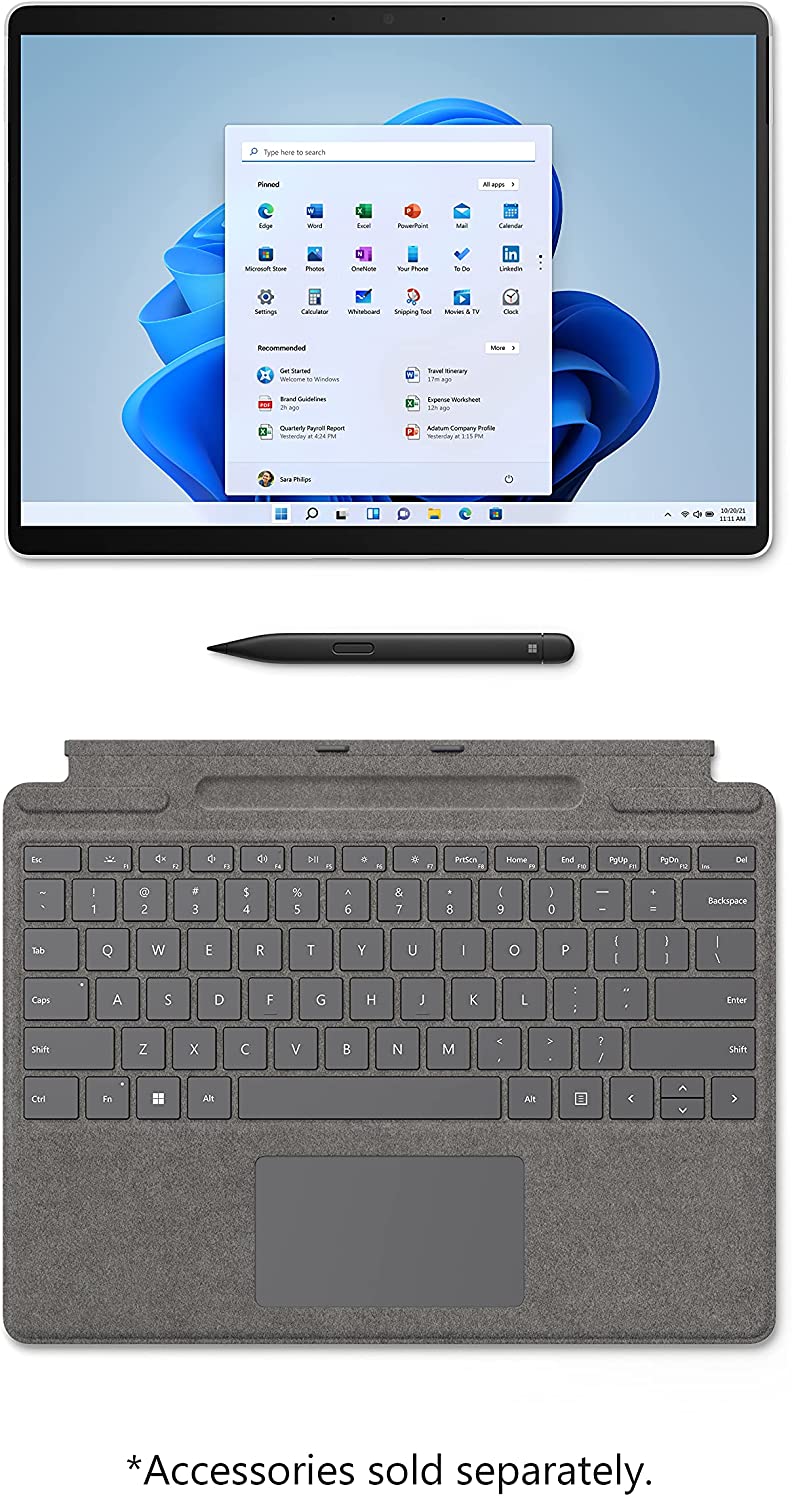 Microsoft Surface Pro X WiFi (2022) Qualcomm SQ1, 8GB RAM, 256GB SSD ...