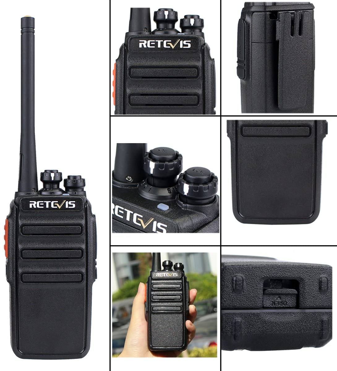 Retevis RT24 Walkie Talkie PMR446, 16 Channels VOX Scan with USB ...