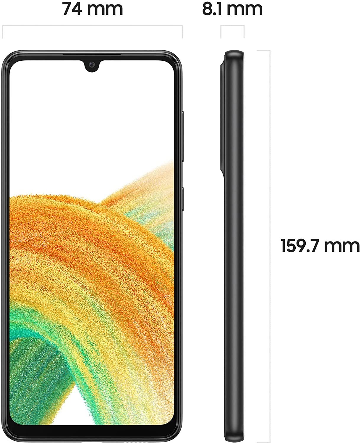 SAMSUNG Galaxy A33 5G Android Smartphone, 128GB, 6GB RAM, Dual Sim ...